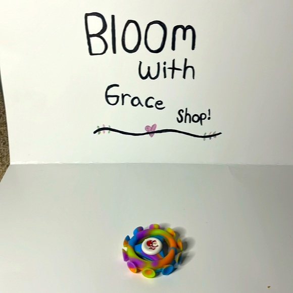 Toys | Rainbow Santa Gripper Fidget Spiked | Poshmark